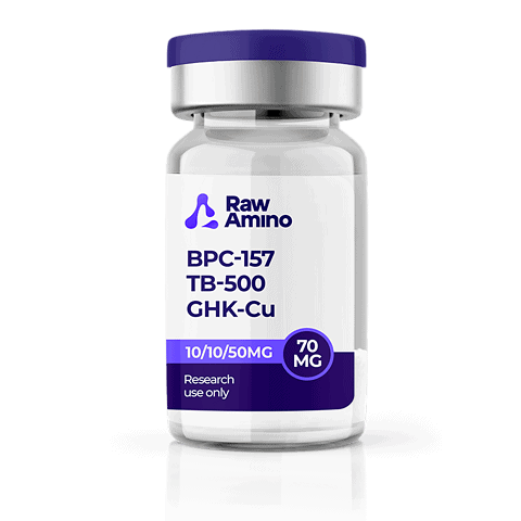 BPC-157 & TB-500 & GHK-Cu - 70MG - Raw Amino